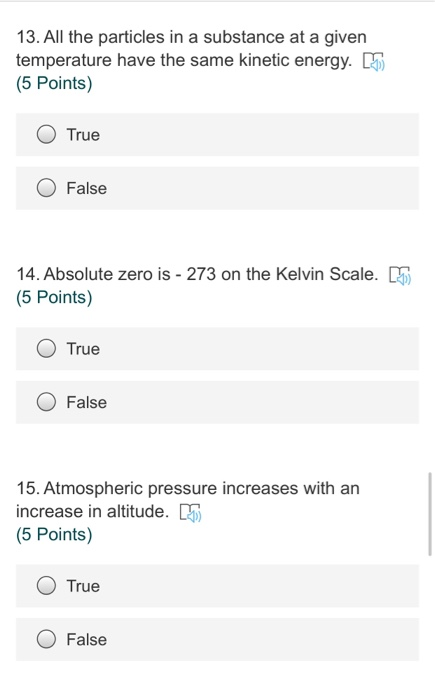 Solved 1. Which of the following properties of a gas is | Chegg.com