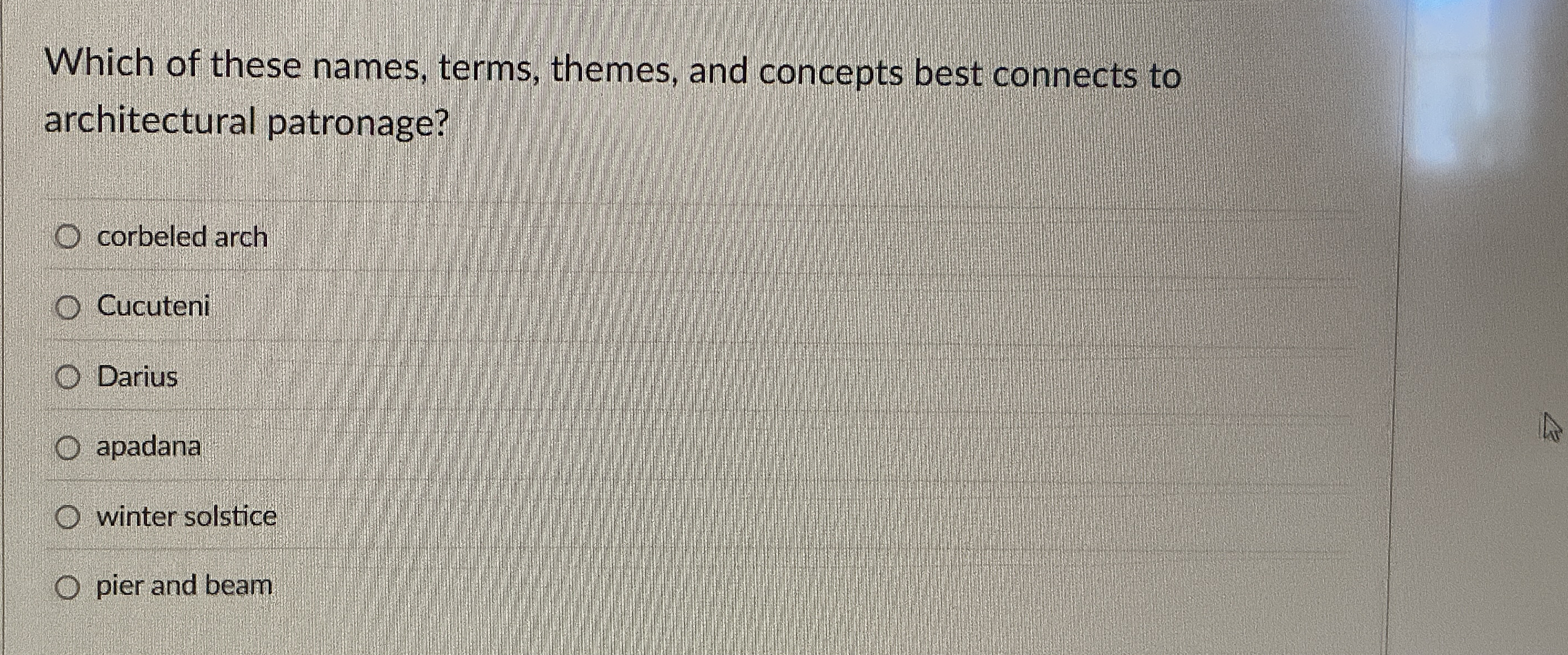 Solved Which of these names, terms, themes, and concepts | Chegg.com
