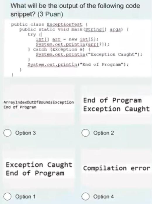 Solved What will be the output of the following code | Chegg.com