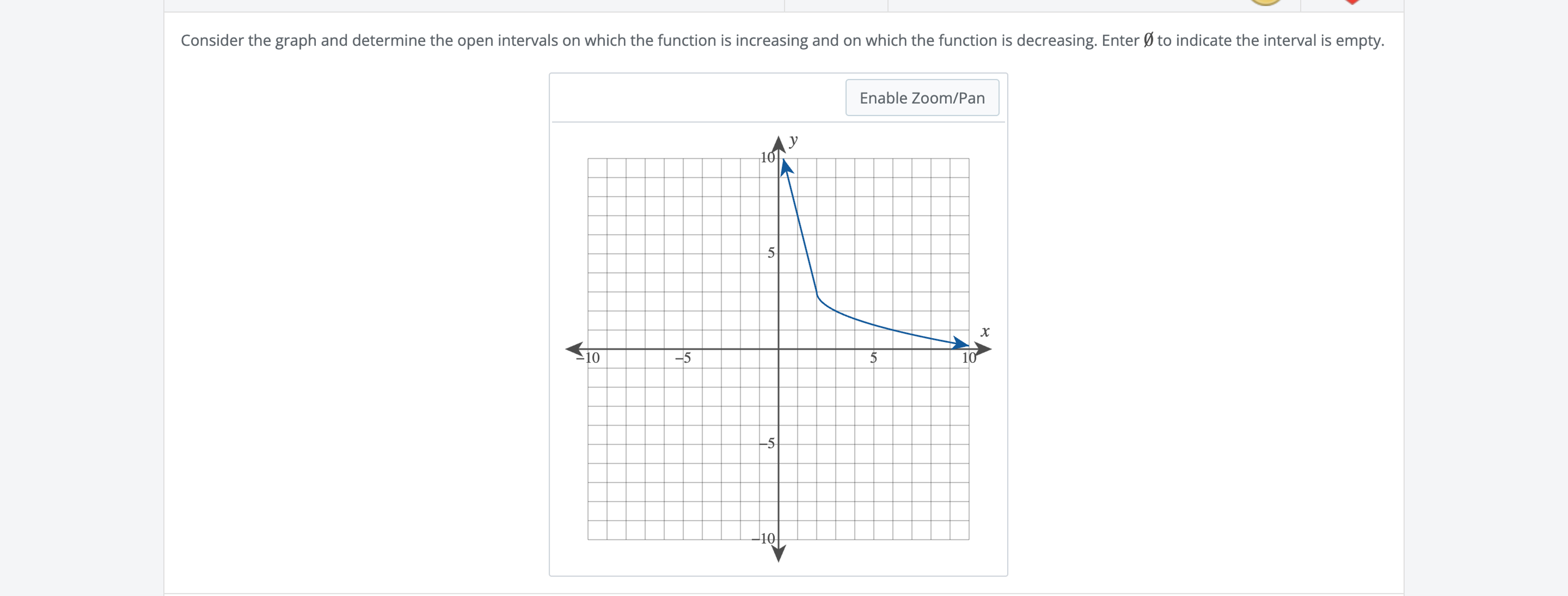 Solved Consider the graph and determine the open intervals | Chegg.com