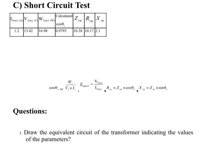 Solved Plot The Graph Use Excel Drow Circuit Use Any