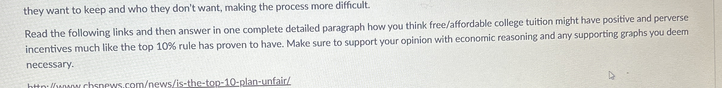 Solved Read the following links and then answer in one | Chegg.com
