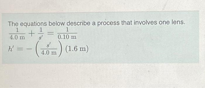 Solved The equations below describe a process that involves | Chegg.com