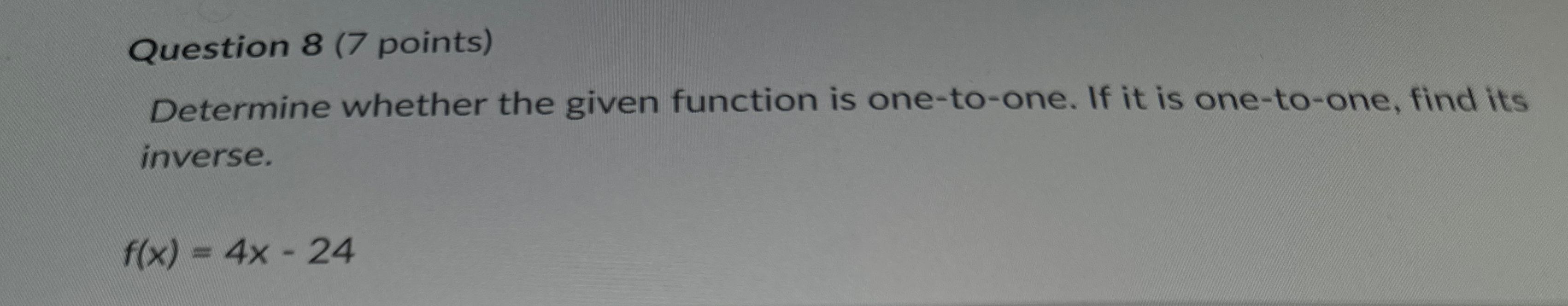 Solved Question 8 (7 points)Determine whether the given | Chegg.com Solved Question 8 (7 points)Determine whether the given | Chegg.com