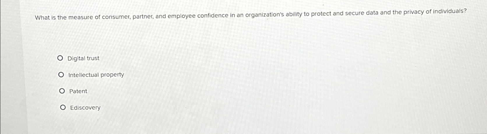 Solved What is the measure of consumer, partner, and | Chegg.com