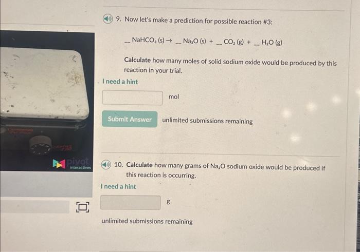 Solved 9. Now let's make a prediction for possible reaction | Chegg.com