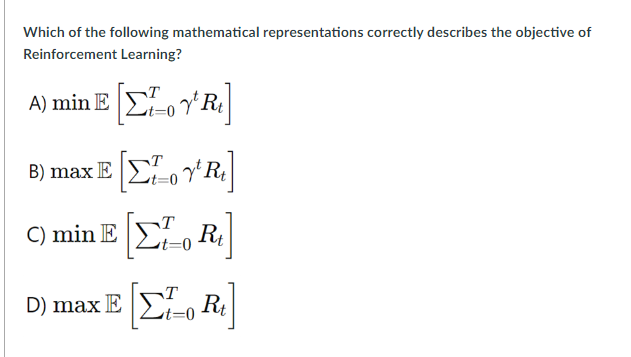 Solved Which of the following mathematical representations | Chegg.com