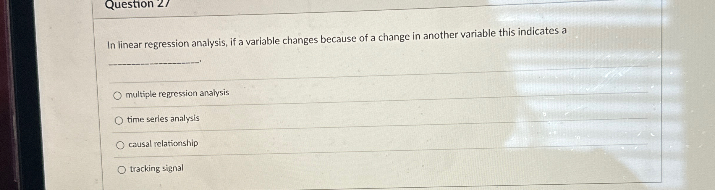 Solved Question 2?In linear regression analysis, if a | Chegg.com