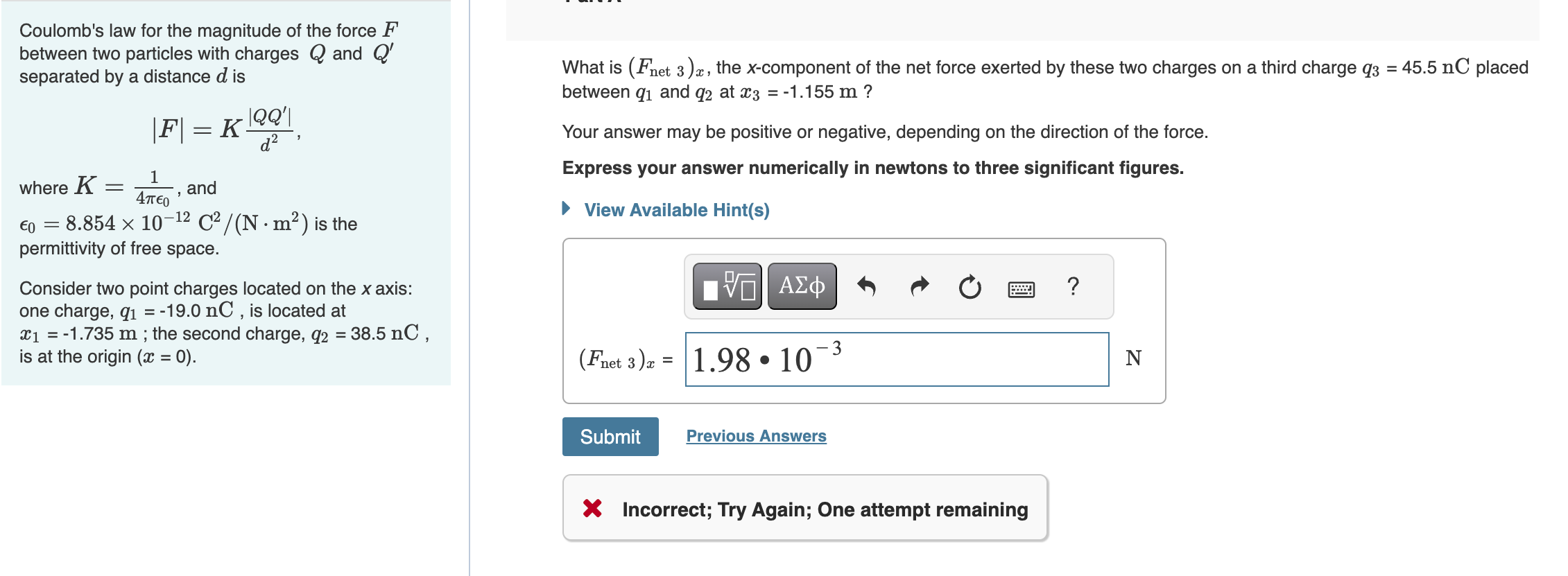 Solved What is (Fnet 3)x, ﻿the x-component of the net force | Chegg.com