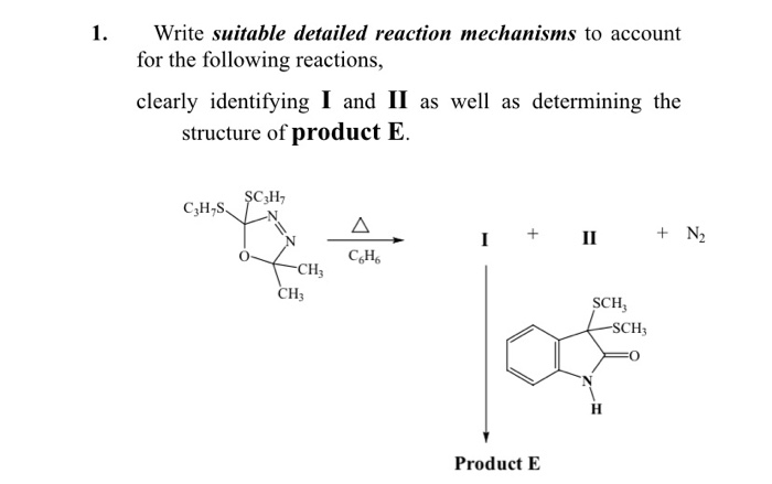Solved Write suitable detailed reaction mechanisms to | Chegg.com