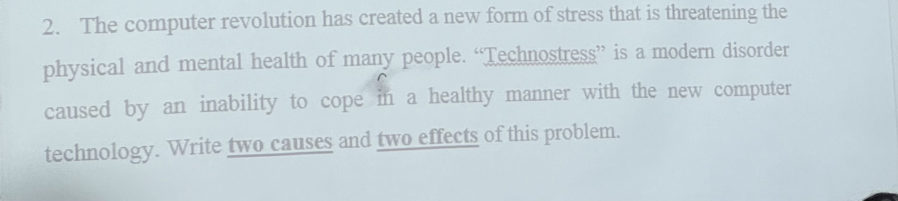 Solved The computer revolution has created a new form of | Chegg.com