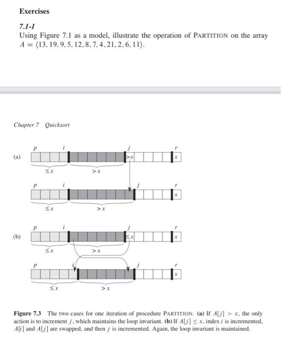 Solved Exercises 7.1-1 Using Figure 7.1 as a model, | Chegg.com