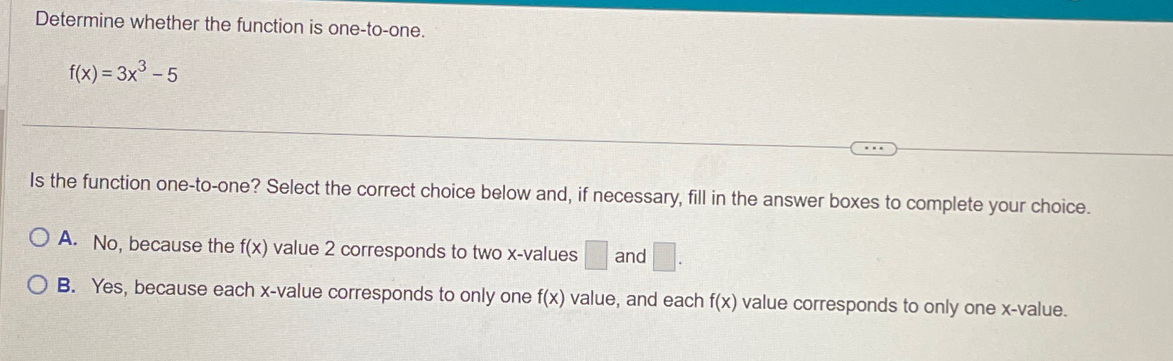 Solved Determine whether the function is | Chegg.com