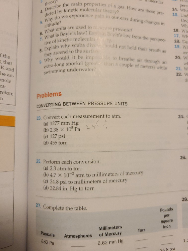 Solved 4. Describe the main properties of a gas. How are | Chegg.com