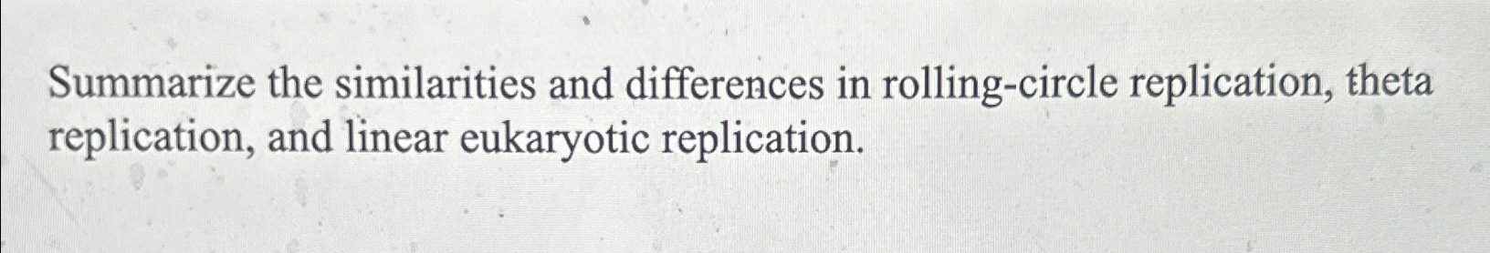 Solved Summarize the similarities and differences in | Chegg.com