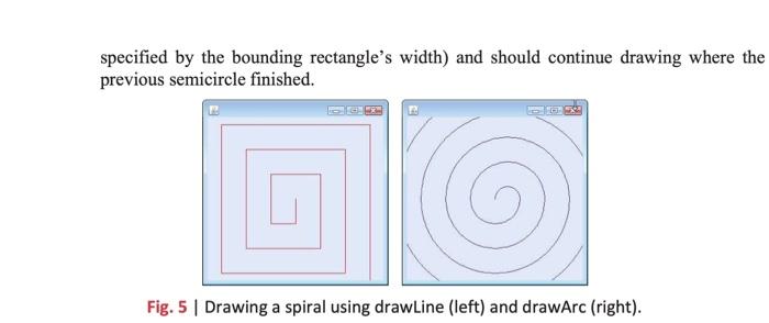 Solved 5. (Drawing Spirals) In this exercise, you will draw | Chegg.com