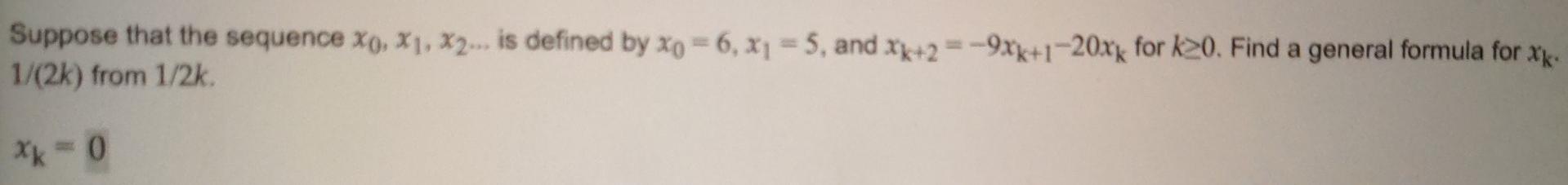 Solved Suppose that the sequence X0, X1, X2... is defined by | Chegg.com