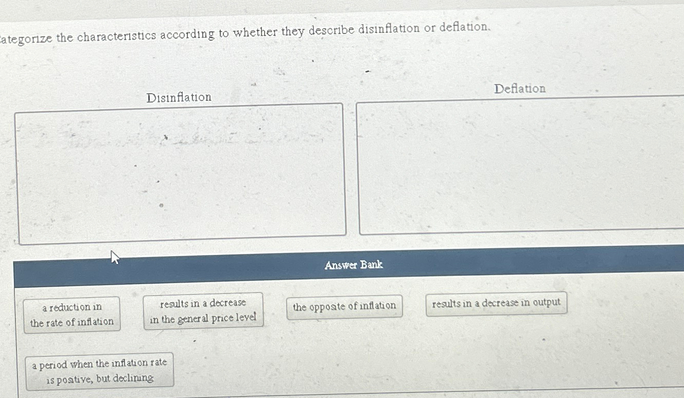 Solved ategorize the characteristics according to whether | Chegg.com