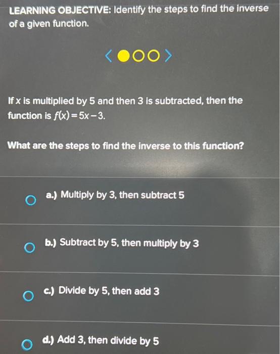 Solved LEARNING OBJECTIVE: Identify the steps to find the | Chegg.com