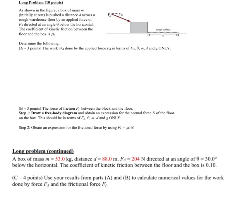 Solved Long Problem (10 ﻿points)As shown in the figure, a | Chegg.com
