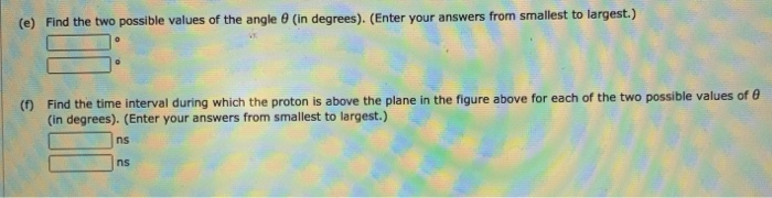 Solved Protons are projected with an initial speed v, = 9.89 | Chegg.com