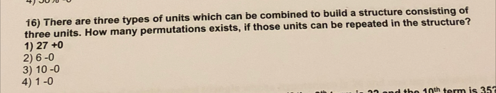 Solved There are three types of units which can be combined | Chegg.com