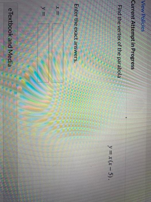 Solved View Policies Current Attempt in Progress Find the | Chegg.com