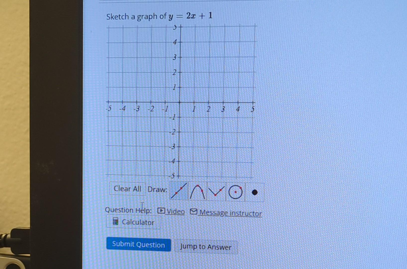 Solved y=2x+1 | Chegg.com
