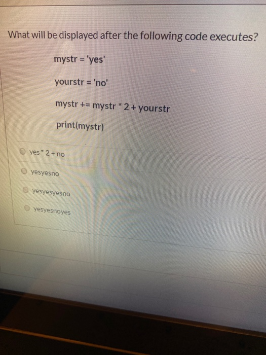 Solved What will be displayed after the following code | Chegg.com Solved What will be displayed after the following code | Chegg.com