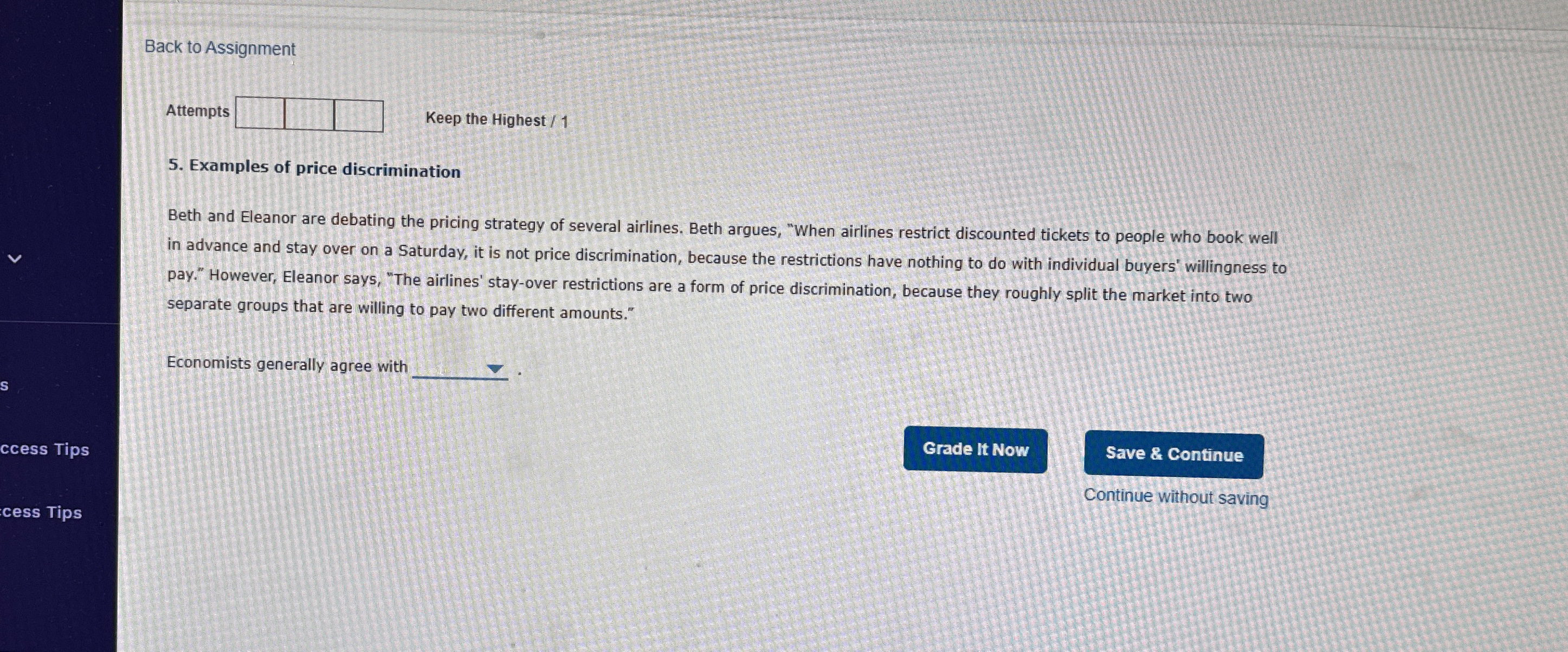 Solved Back to AssignmentAttempts ﻿Keep the Highest / 15. | Chegg.com