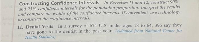 Solved Constructing Confidence Intervals In Exercises 11 | Chegg.com Solved Constructing Confidence Intervals In Exercises 11 | Chegg.com