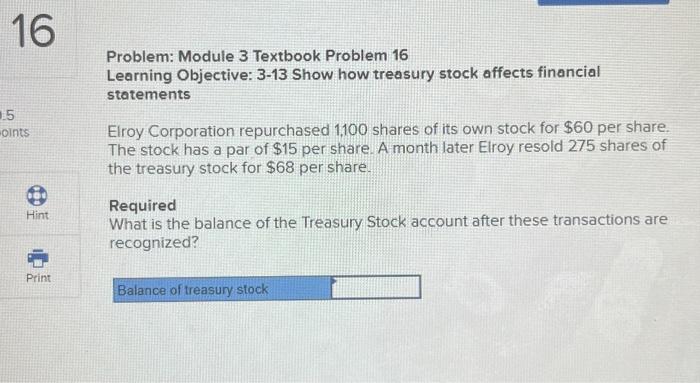 Solved Problem: Module 3 Textbook Problem 16 Learning | Chegg.com
