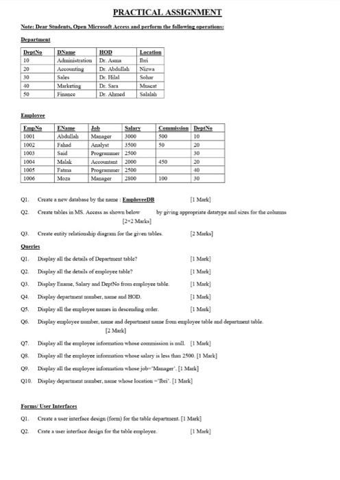 Solved PRACTICAL ASSIGNMENT Notes Dear Students. Open | Chegg.com