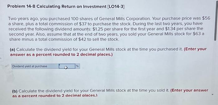 Solved Two years ago, you purchased 100 shares of General | Chegg.com
