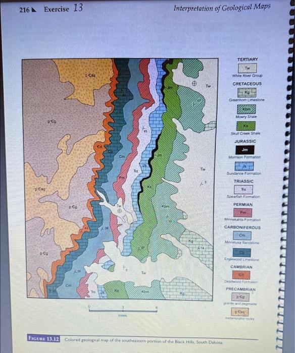 Solved Figure 13.9 shows the topography of an area of | Chegg.com Solved Figure 13.9 shows the topography of an area of | Chegg.com