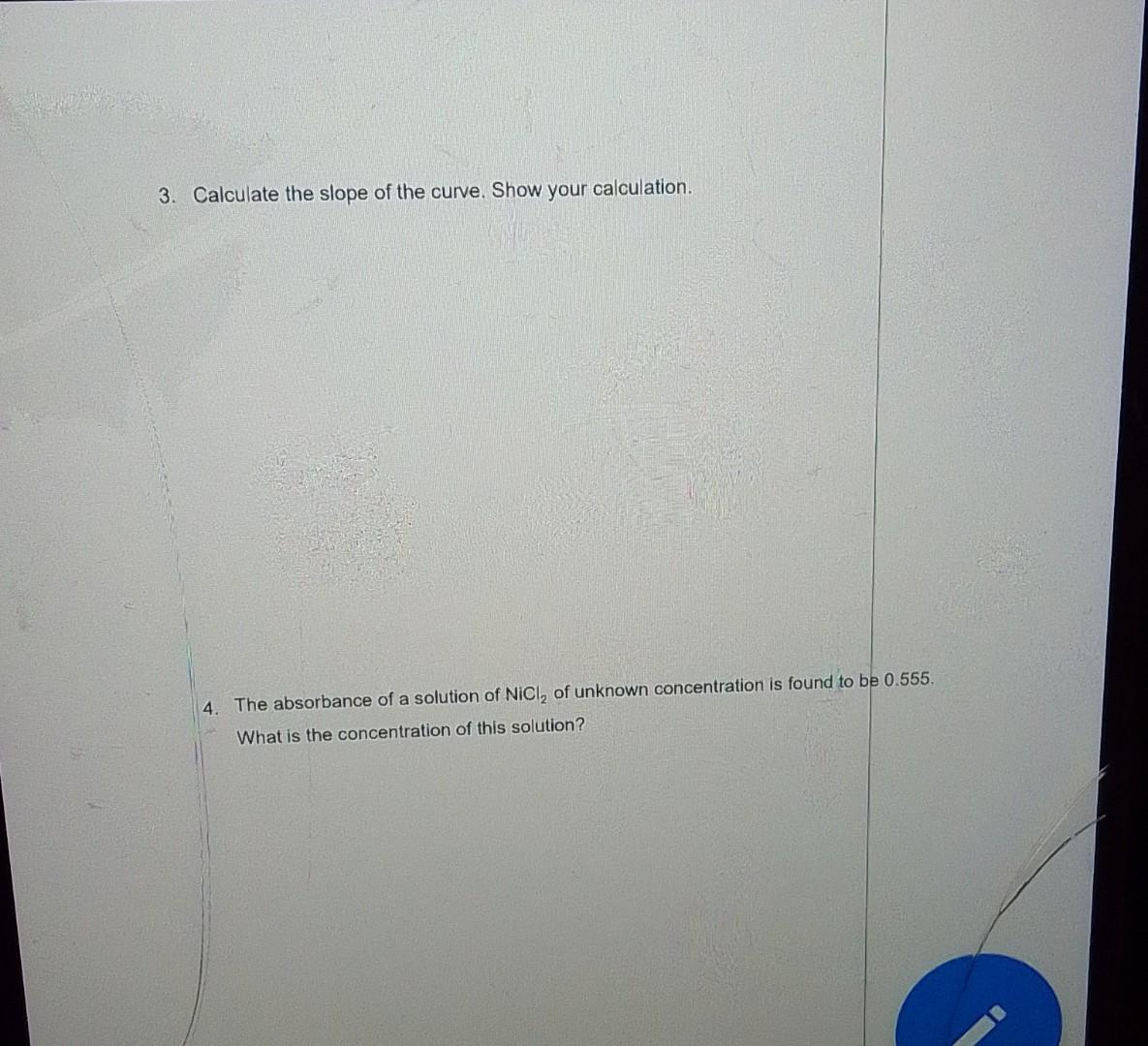Solved Construction and use of a Calibration Curve The fo | Chegg.com