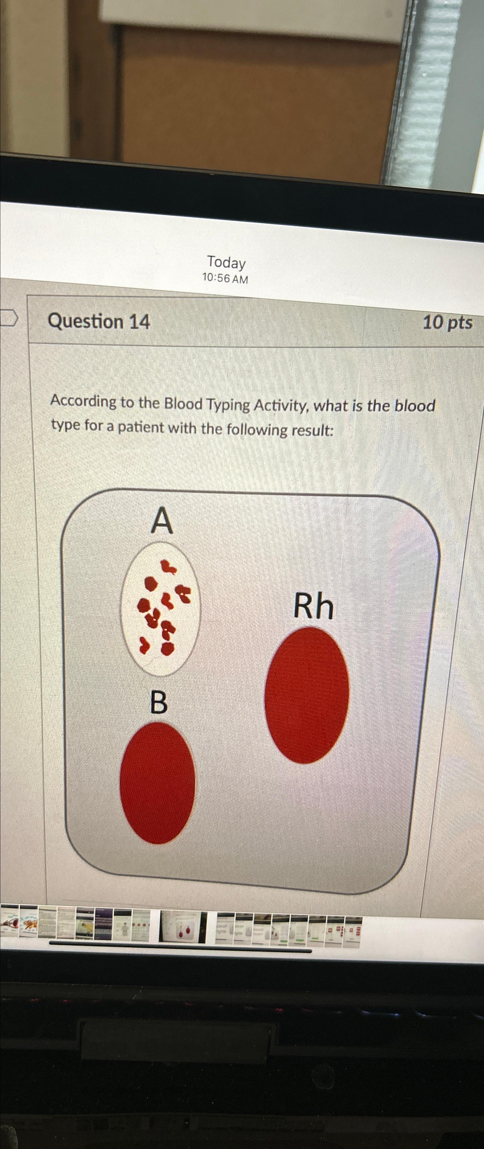 Solved Today10:56 ﻿AMQuestion 1410ptsAccording to the Blood | Chegg.com