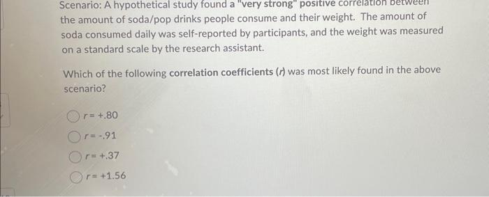 Solved the amount of soda/pop drinks people consume and | Chegg.com