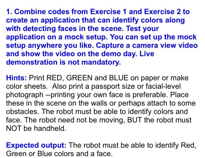 Solved 1. Combine codes from Exercise 1 and Exercise 2 to | Chegg.com