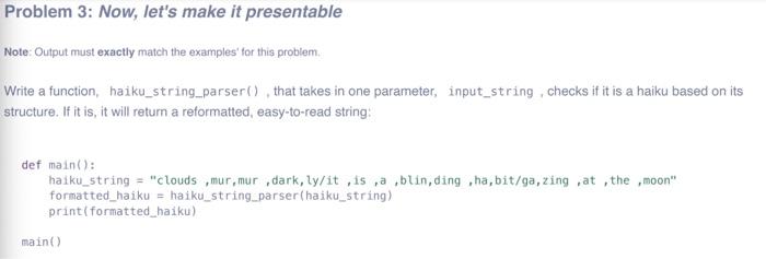 Solved REMINDER: Do not use any Python structures that we | Chegg.com