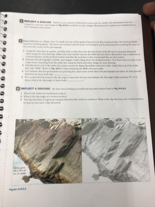 Solved Activity 10.2 Geologic Structures Inquiry Name: | Chegg.com