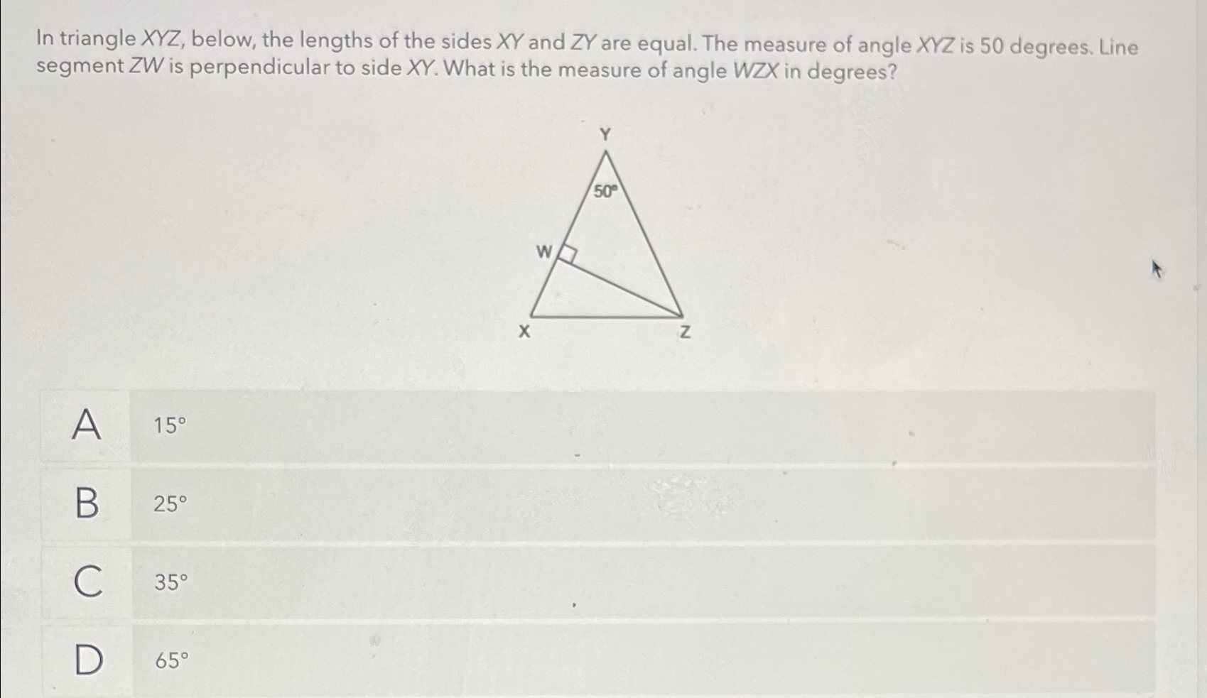 Solved In triangle xYZ, ﻿below, the lengths of the sides xY | Chegg.com