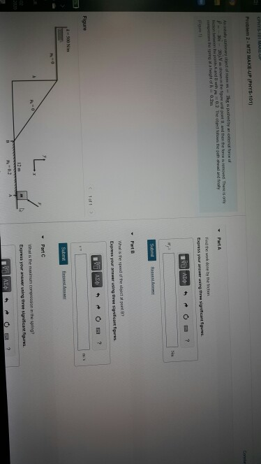 Solved | Tủ Problem 2. MT2 MAKE-UP (PHYS-101) Part A Aydom - | Chegg.com