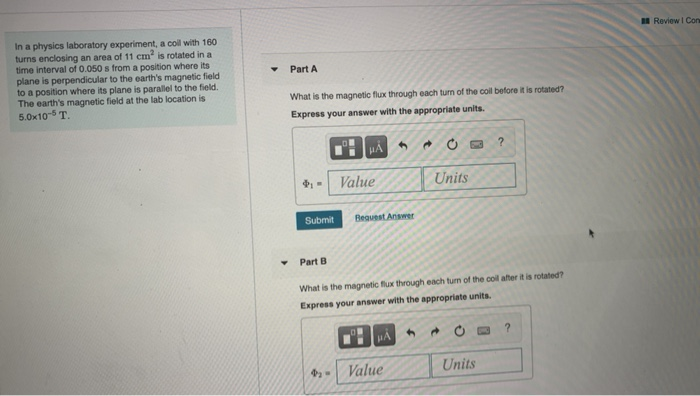 Solved Review Constant Part A A circular loop of wire with a | Chegg.com