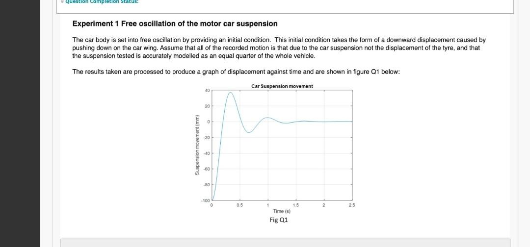 Solved Question Completion Status: vi. Calculate the | Chegg.com