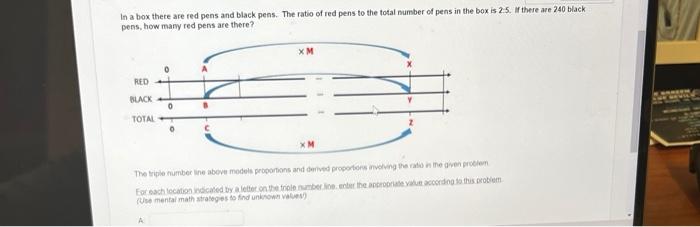 In a box there are red pens and black pens. The ratio | Chegg.com