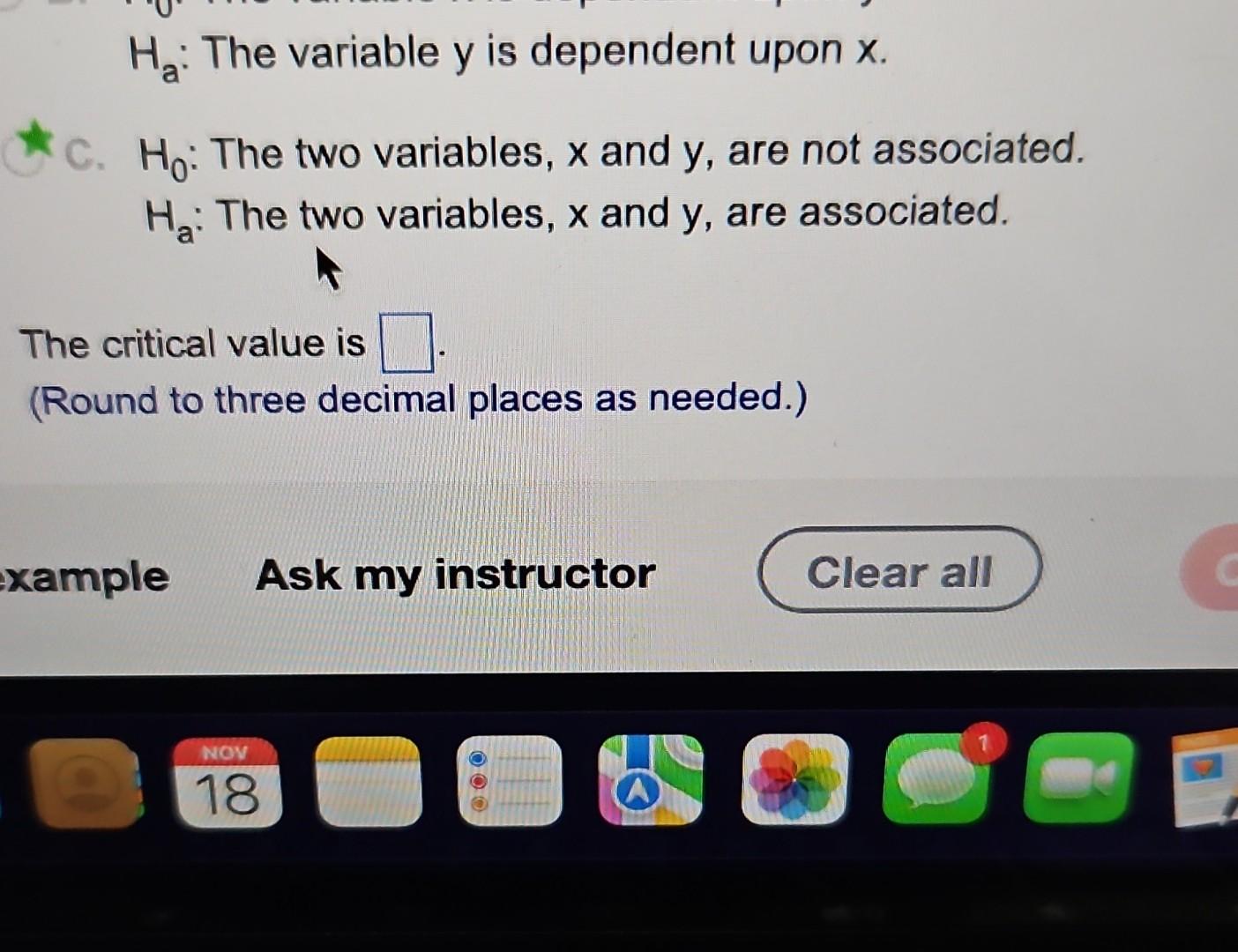 Solved The contingency table shown to the right gives a | Chegg.com