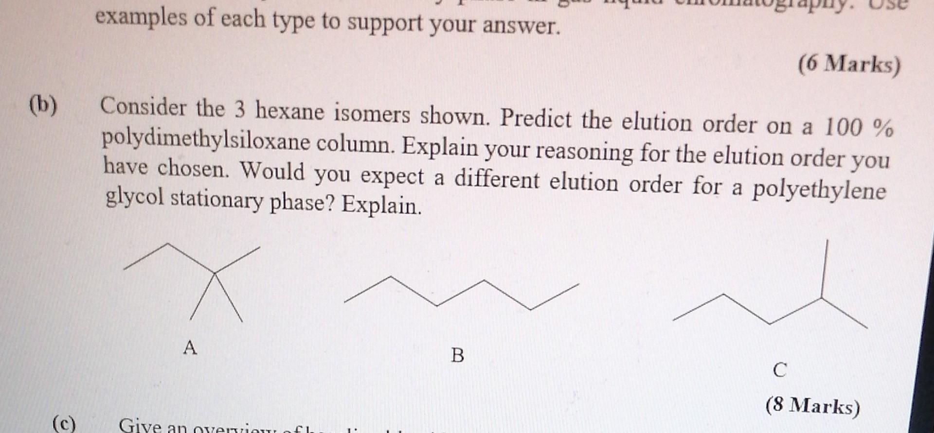 Solved examples of each type to support your answer. (6 | Chegg.com