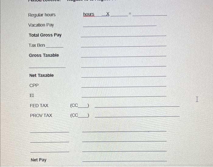 2. Calculate the net payable, using the format below, | Chegg.com