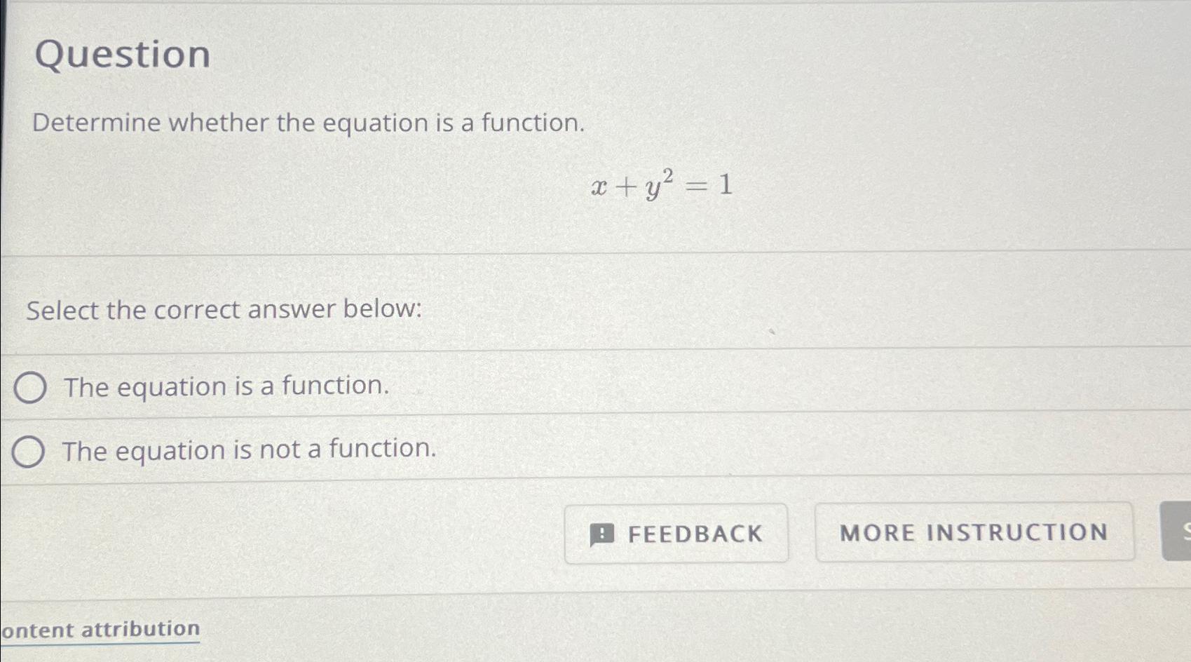 Solved QuestionDetermine whether the equation is a | Chegg.com